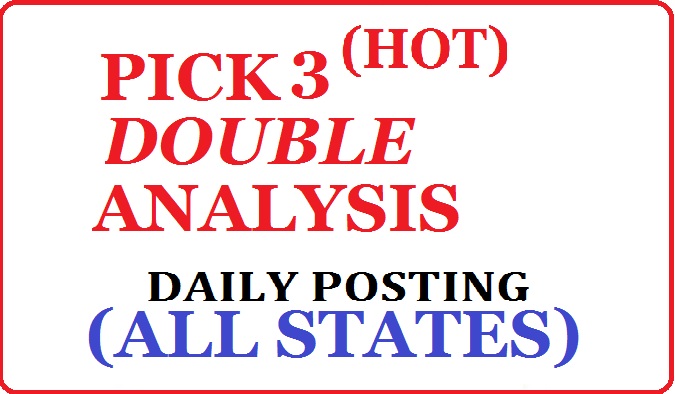 Pick 3 Double Daily Analysis (Hot) - All States - Lottery Beast